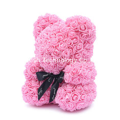 Easter Gift Rose Bunny Wholesale PE Roses Bear with More Colors Bear Roses for Christmas Gift supplier