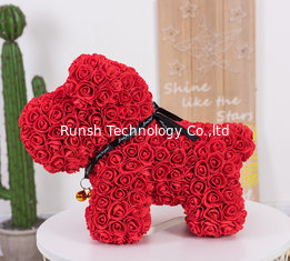 Wholesale Rose dog Price Artificial Flower Foam Rose Dog  Rose Animals dog rose supplier