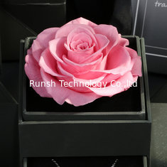 Amazon Hot Selling Real Preserved Roses Jewelry Gift Boxes eternal rose jewel case forever rose gift for wife supplier