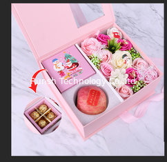 Christmas Gift Soap Rose Artificial Flower Gift Box For Family rose love forever supplier