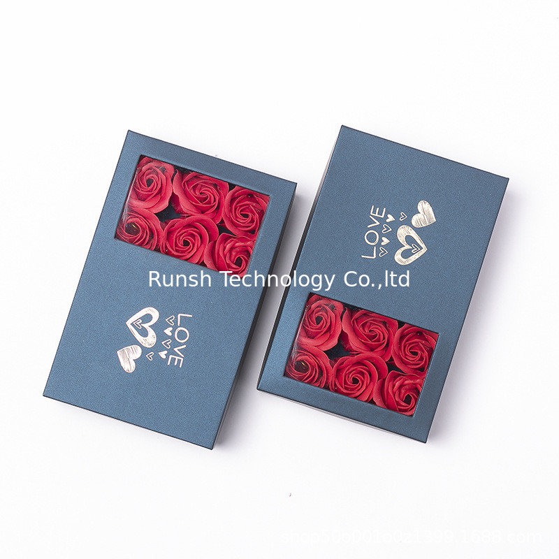 Preserved Roses Gift Boxes Soap Roses Boxes Jewelry Boxes For Valentines Day Gifts supplier